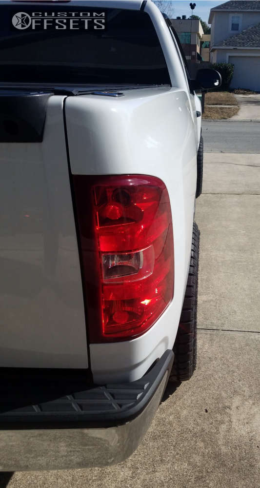 2011 Chevrolet Silverado 1500 with 20x9 -12 Scorpion SC10 and 285/55R20 Road One Cavalry A/t and ...