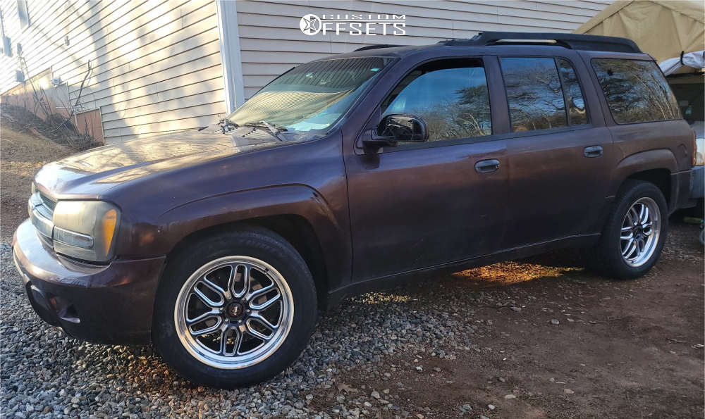 2003 Chevrolet Trailblazer EXT with 20x9.5 35 Weld Racing Laguna 6 Drag ...