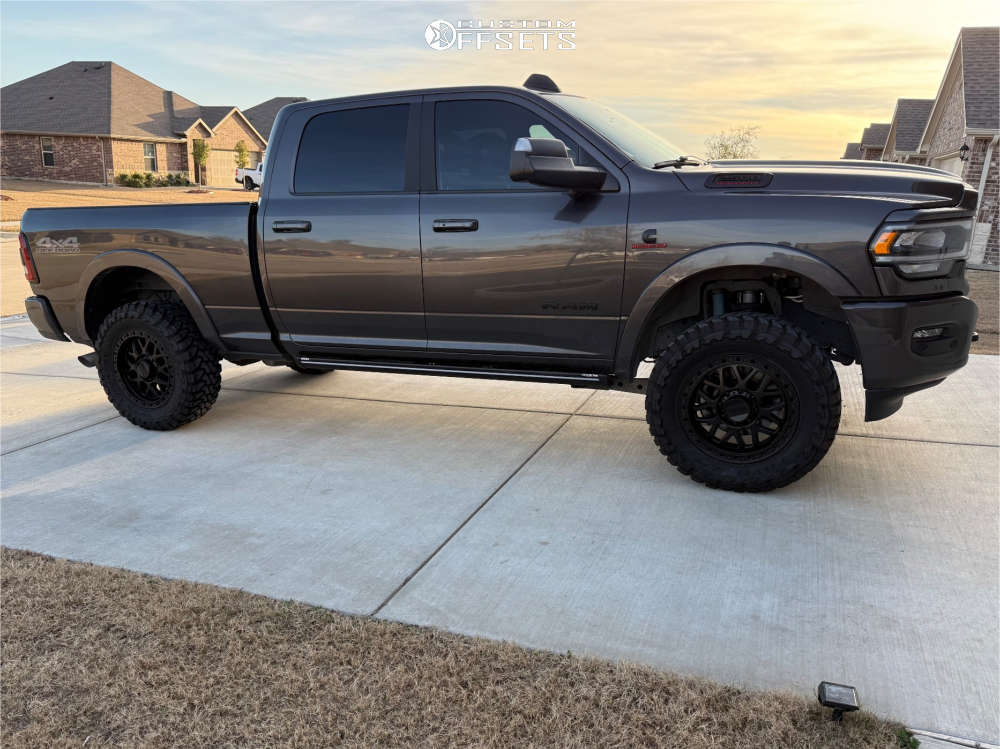 2021 Ram 2500 with 20x9 18 KMC Km549 and 35/12.5R20 Toyo Tires Open ...