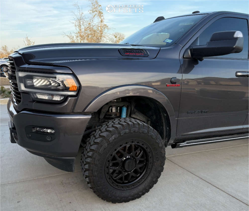 2021 Ram 2500 with 20x9 18 KMC Km549 and 35/12.5R20 Toyo Tires Open ...