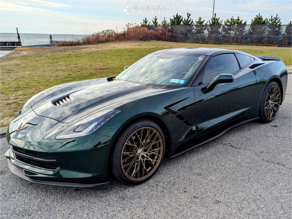 2014 Chevrolet Corvette with 19x9.5 53 E5 Sebring and 255/35R19 Michelin Pilot Sport A/s 4 and ...