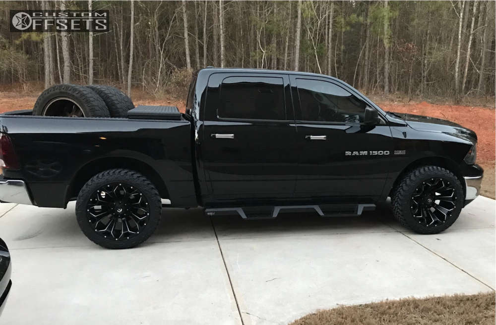 2012 Ram 1500 with 22x12 -44 Fuel Assault and 33/12.5R22 Nitto Trail ...