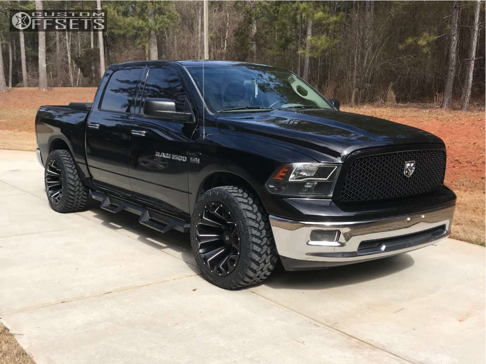 2012 Ram 1500 with 22x12 -44 Fuel Assault and 33/12.5R22 Nitto Trail ...