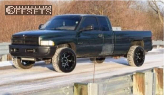 1998 Dodge Ram 1500 with 20x12 -51 Vision Prowler and 305/50R20 Nitto ...