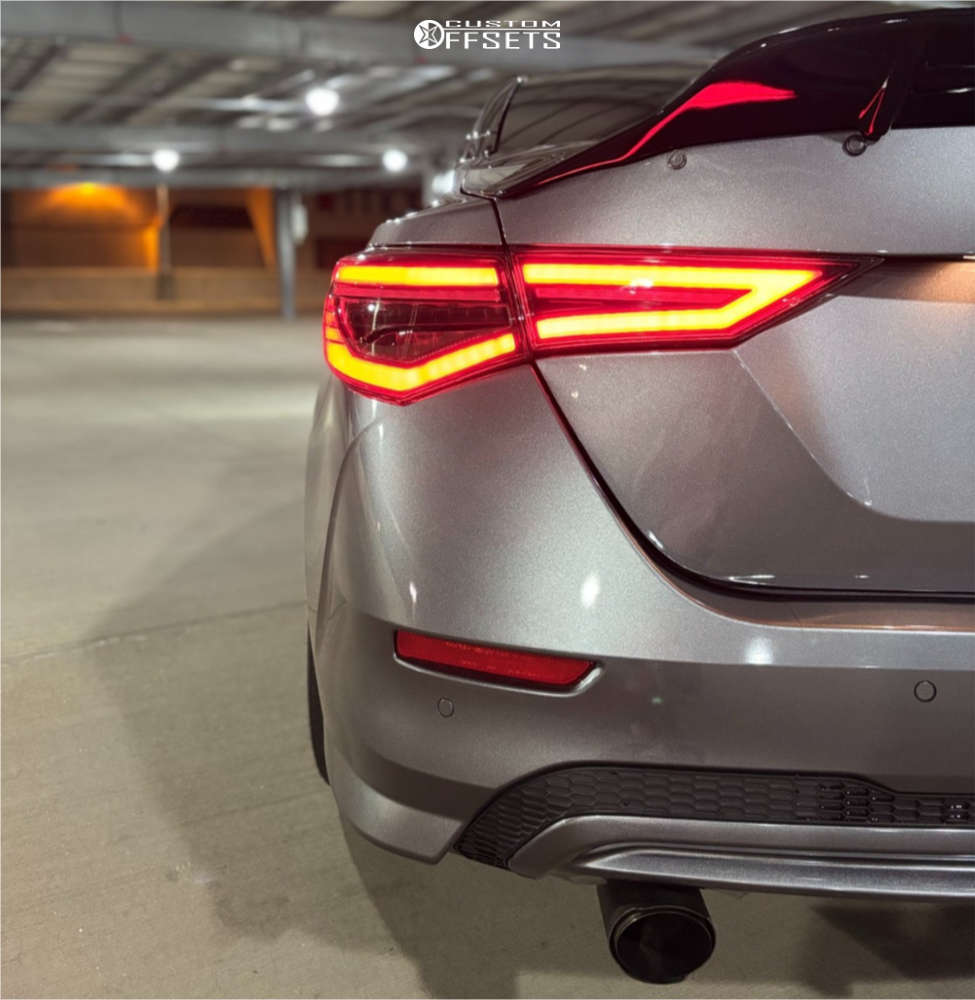 2023 Nissan Sentra with 18x8 35 Moda MD32 and 215/45R18 Hankook Kinergy ...