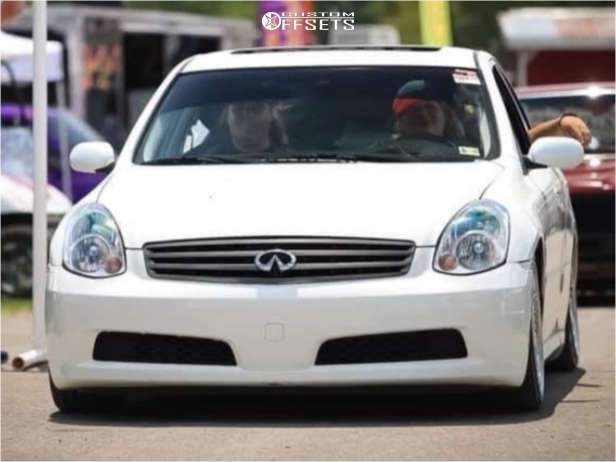 2005 INFINITI G35 with 20x8.5 35 Azara Aza-531 and 225/35R20 Lexani Lx ...
