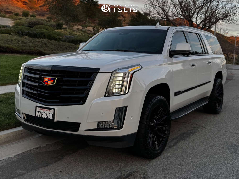 2017 Cadillac Escalade ESV with 22x10 10 Gear Off-Road Edge and 33/12 ...