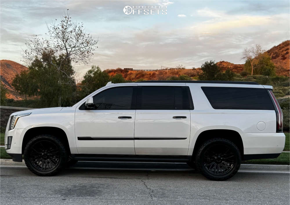 2017 Cadillac Escalade ESV with 22x10 10 Gear Off-Road Edge and 33/12 ...
