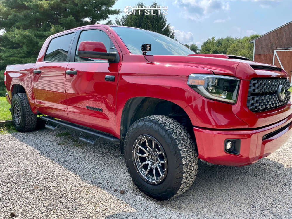 2021 Toyota Tundra with 18x9 1 Fuel Rebel 5 and 275/70R18 BFGoodrich ...