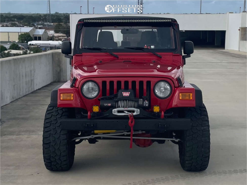 2006 Jeep Wrangler with 15x8 -27 Alloy Ion Style 174 and 33/12.5R15 ...