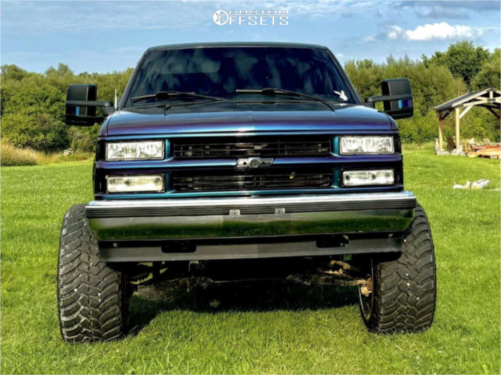 1996 Chevrolet K1500 with 24x14 -76 KG1 Forged Snow and 35/14.5R24 AMP ...