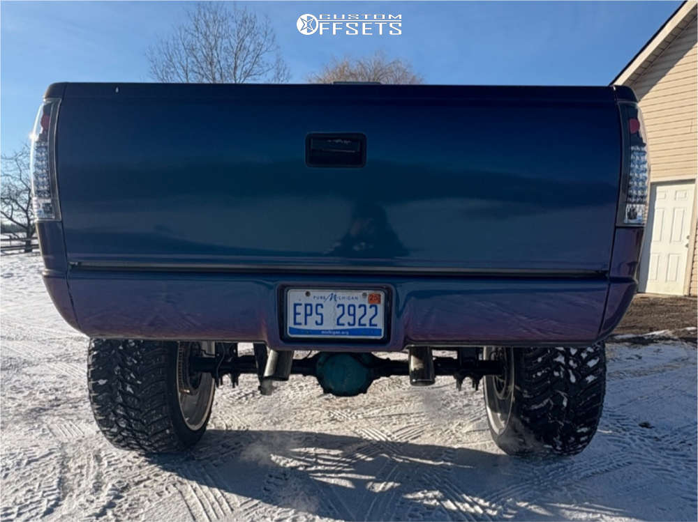 1996 Chevrolet K1500 with 24x14 -76 KG1 Forged Snow and 35/14.5R24 AMP ...