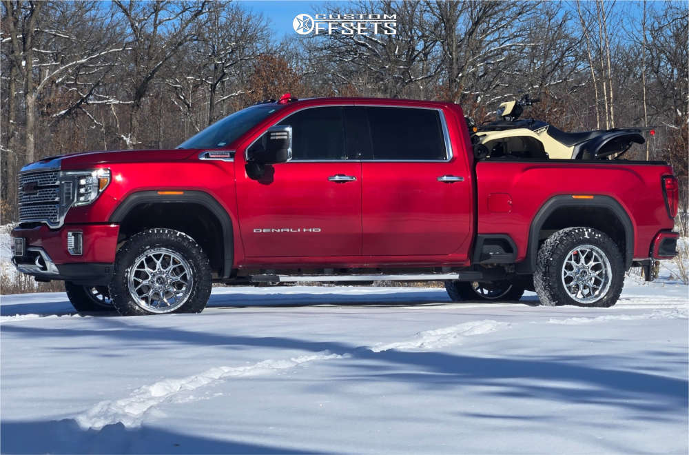 2021 GMC Sierra 2500 HD with 20x10 -19 Hardcore Offroad Hc104 and 35/12 ...