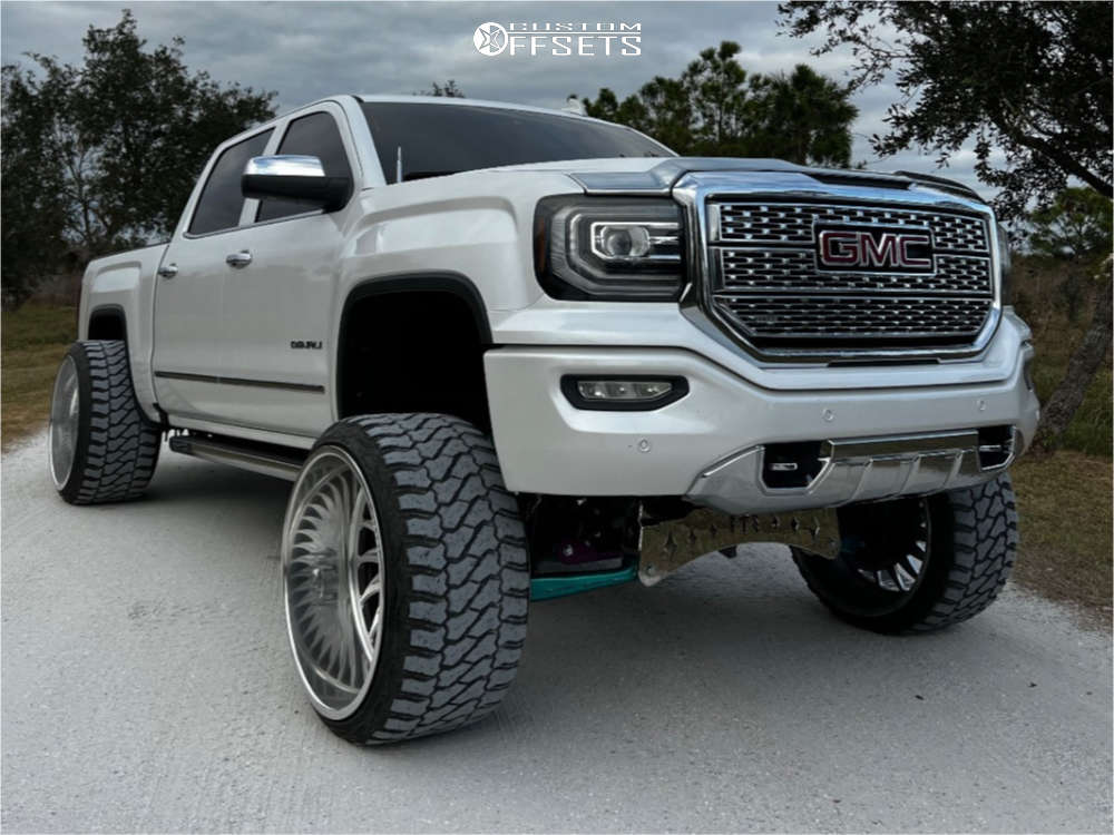 2018 GMC Sierra 1500 with 26x16 -101 KG1 Forged Phoenix and 35/15.5R26 ...