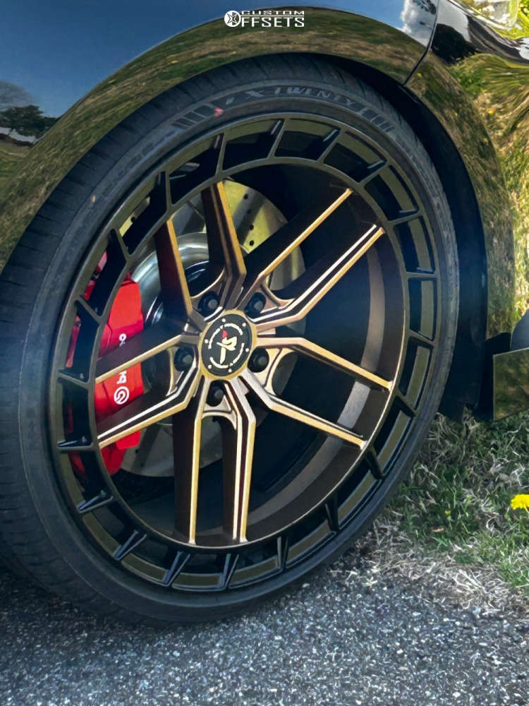 2020 Kia Stinger with 20x9 35 Impact Racing 611 and 255/30R20 Lexani Lx ...