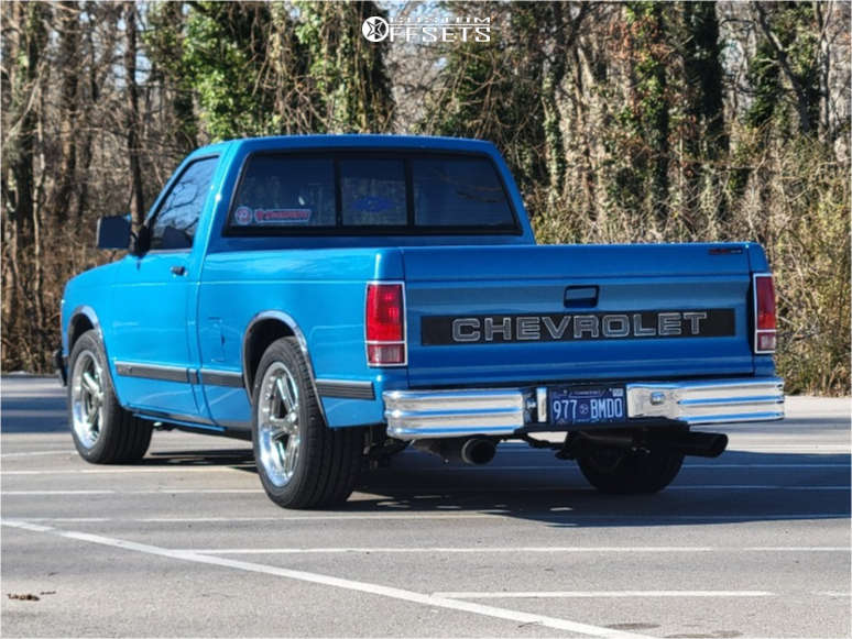 1991 Chevrolet S10 with 17x8 0 Ridler 606 and 235/50R17 Lexani Lx ...