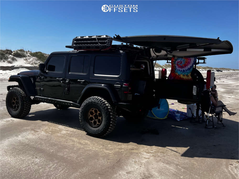 2021 Jeep Wrangler with 17x9 -12 KMC Km541 and 35/12.5R17 BFGoodrich ...