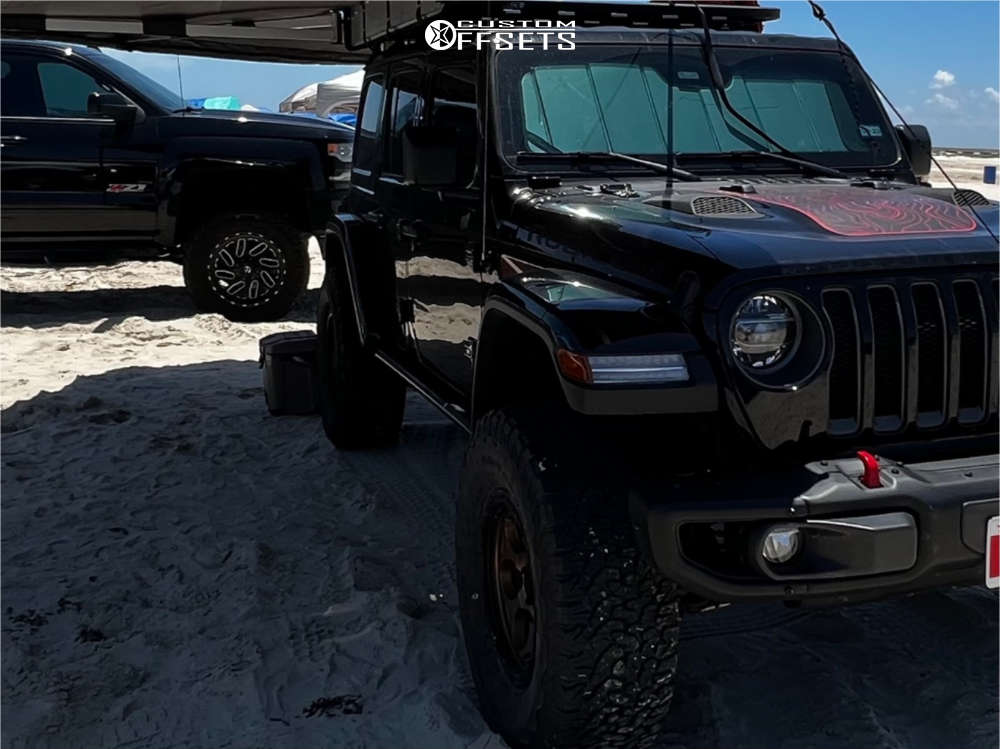 2021 Jeep Wrangler with 17x9 -12 KMC Km541 and 35/12.5R17 BFGoodrich ...