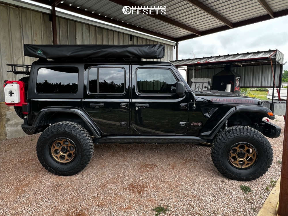 2021 Jeep Wrangler with 17x9 -12 KMC Km541 and 35/12.5R17 BFGoodrich ...