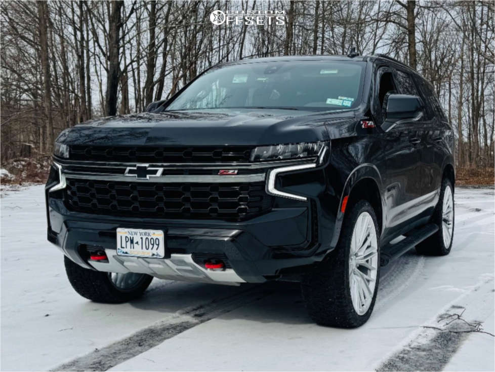 2021 Chevrolet Tahoe with 24x10 24 OE Concept C23 and 305/35R24 AMP Pro AT and Stock | Custom ...