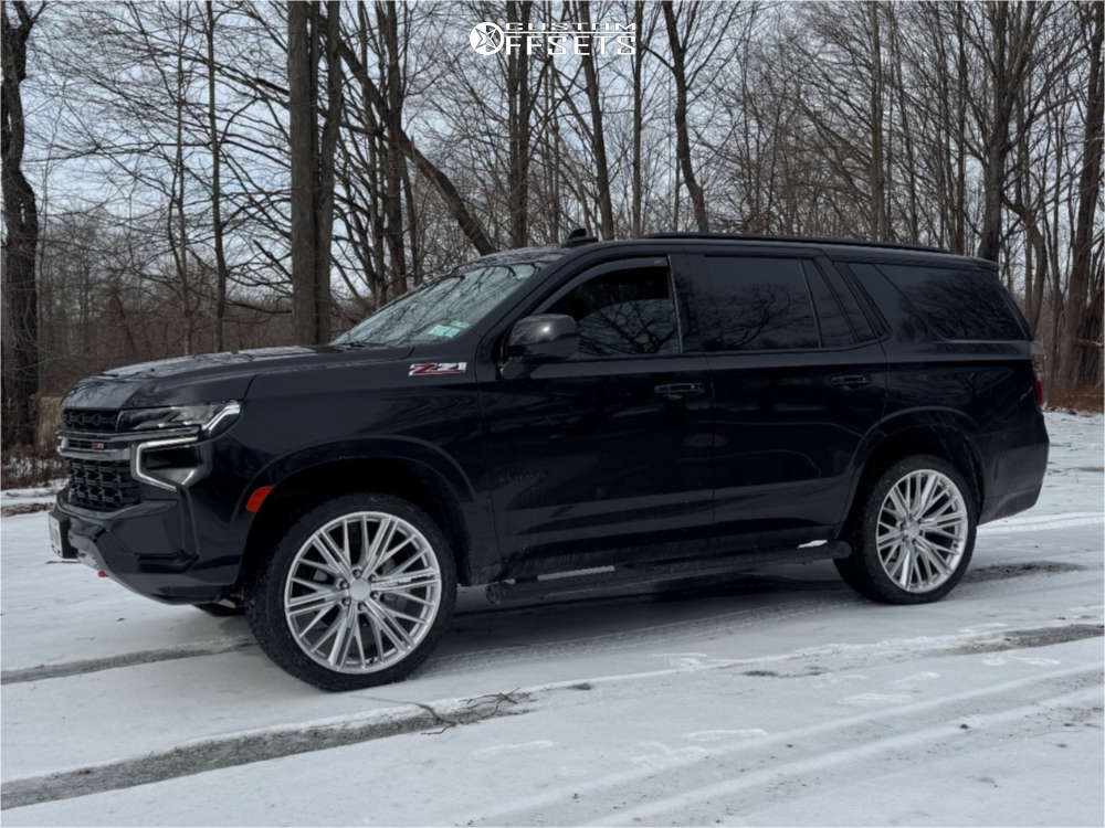 2021 Chevrolet Tahoe with 24x10 24 OE Concept C23 and 305/35R24 AMP Pro AT and Stock | Custom ...