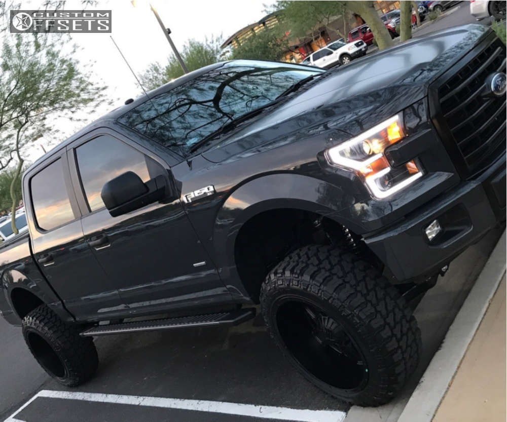 2018 Ford F-150 with 22x12 -44 TIS 543B and 35/12.5R22 Fury Offroad ...