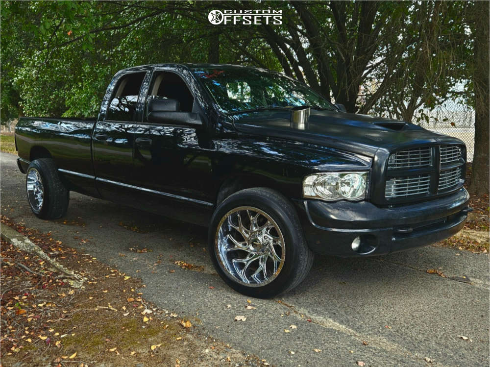 2003 Dodge Ram 2500 with 22x12 -44 Fuel Runner and 305/45R22 Nitto ...