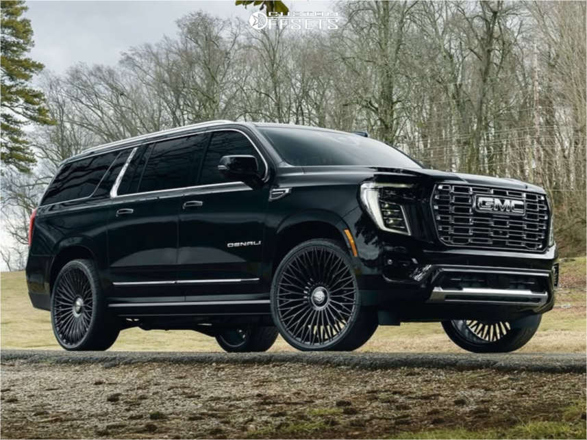 2025 GMC Yukon XL with 26x10 24 TIS Motorsports 507b and 305/30R26 ...