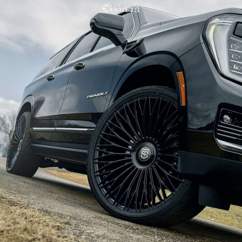 2025 GMC Yukon XL with 26x10 24 TIS Motorsports 507b and 305/30R26 ...