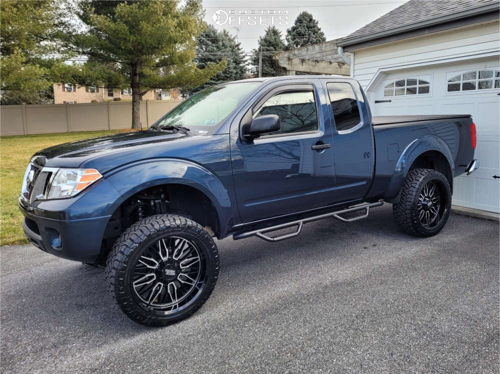 2019 Nissan Frontier with 22x10 -18 Moto Metal Mo809 and 285/45R22 ...