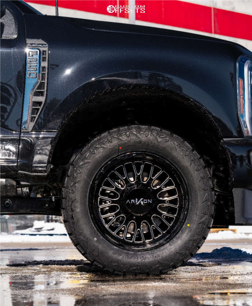 2024 Ford F-250 Super Duty with 20x10 -25 ARKON OFF-ROAD Athos and 35/12.5R20 Kelfire Dmr Rt and ...