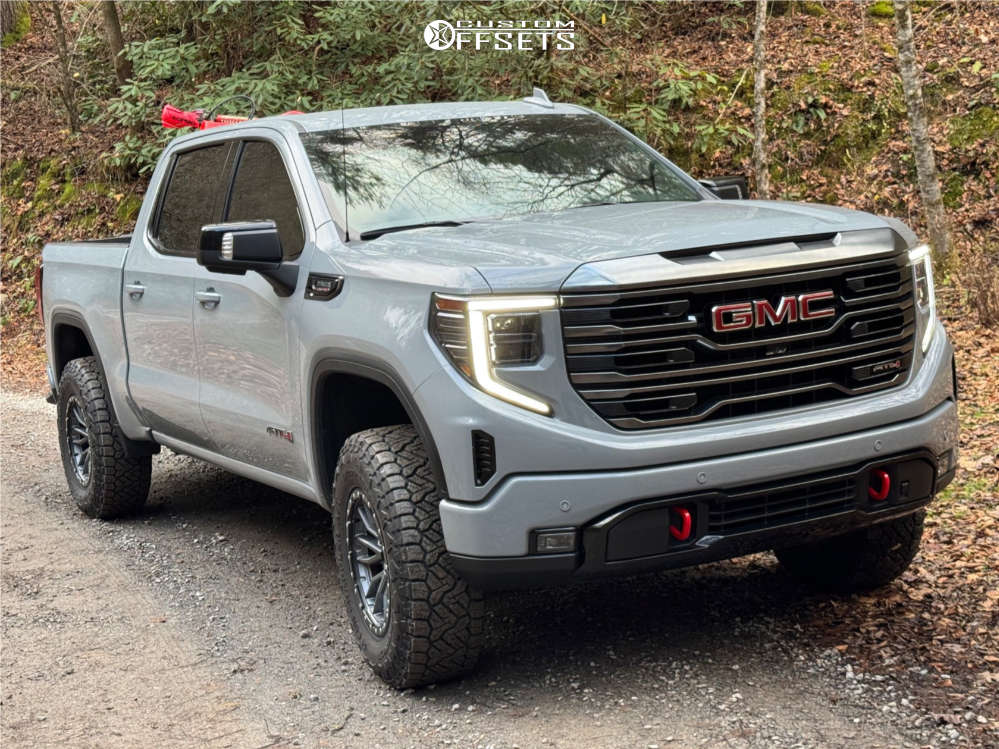 2024 GMC Sierra 1500 with 18x9 -12 Fuel Rebel 6 and 295/70R18 Nitto Recon Grappler A/t and ...