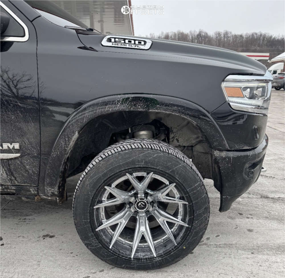 2019 Ram 1500 with 22x12 -44 Fuel Catalyst and 305/45R22 Nitto Nt420v ...