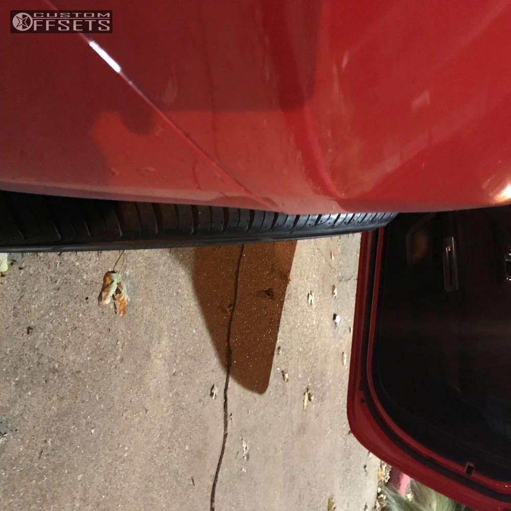 2015 Ford Mustang with 18x10.5 15 Enkei RPF1 and 285/20R18 Hankook ...