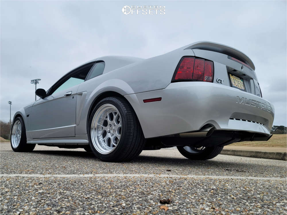 2000 Ford Mustang with 18x9.5 22 Aodhan Ds01 and 275/35R18 Toyo Tires ...