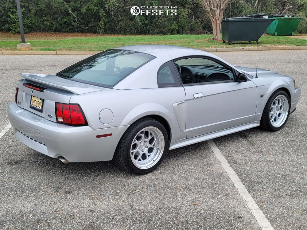 2000 Ford Mustang with 18x9.5 22 Aodhan Ds01 and 275/35R18 Toyo Tires ...