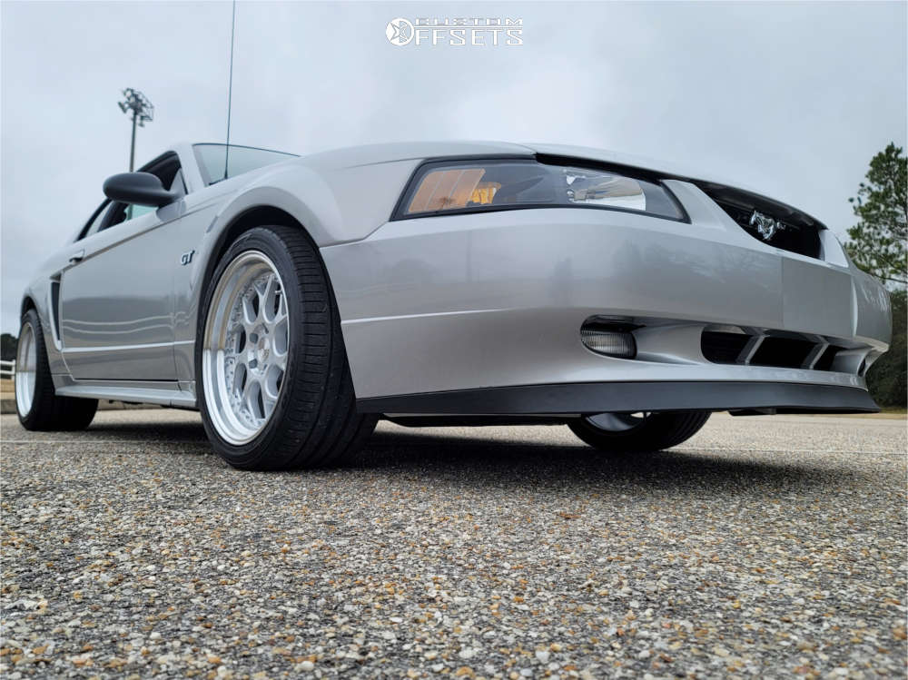 2000 Ford Mustang with 18x9.5 22 Aodhan Ds01 and 275/35R18 Toyo Tires ...