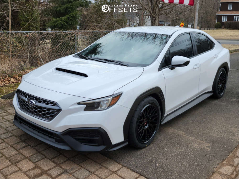 2024 Subaru WRX with 18x8.5 35 AVID1 AV44 and 255/35R18 Firestone ...