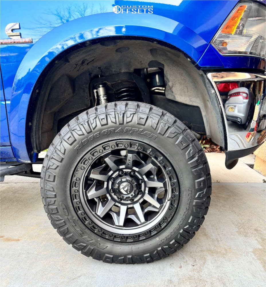 2017 Ram 2500 with 20x10 -18 Fuel Covert and 35/12.5R20 Nitto Ridge ...
