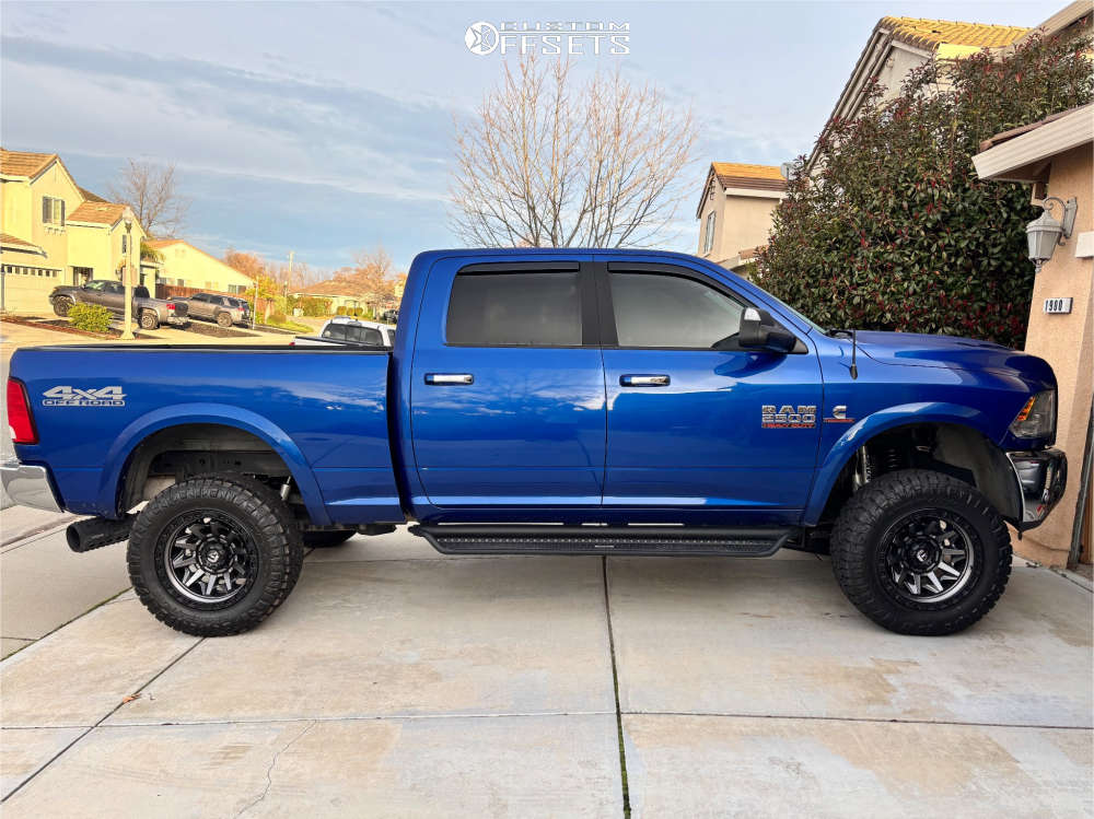 2017 Ram 2500 with 20x10 -18 Fuel Covert and 35/12.5R20 Nitto Ridge ...