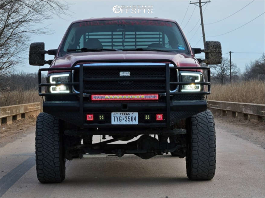 2001 Ford F-250 Super Duty with 20x10 -18 Fuel Hurricane and 37/12.5R20 ...