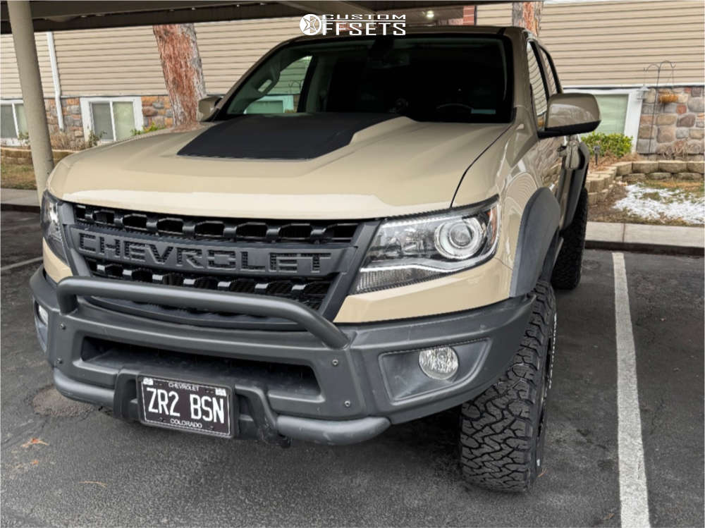 2021 Chevrolet Colorado with 18x9 1 Fuel Rebel 6 and 275/70R18 ...