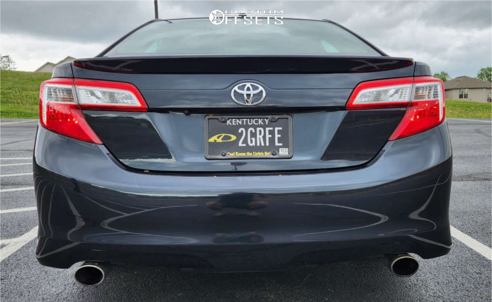 2012 Toyota Camry with 18x8.5 35 Aodhan Aff7 and 235/40R18 Continental ...