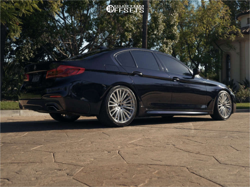 2017 BMW 530i with 20x9 25 Blaque Diamond Bd-715 and 255/35R20 Toyo ...