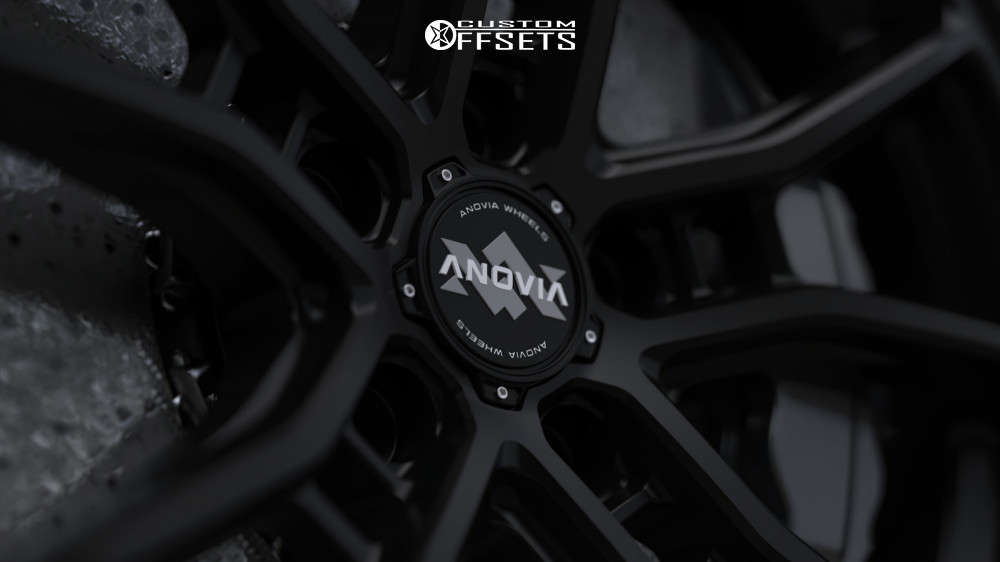 2020 Lexus RC F with 19x9.5 35 Anovia AN-10 and 255/35R19 Michelin ...