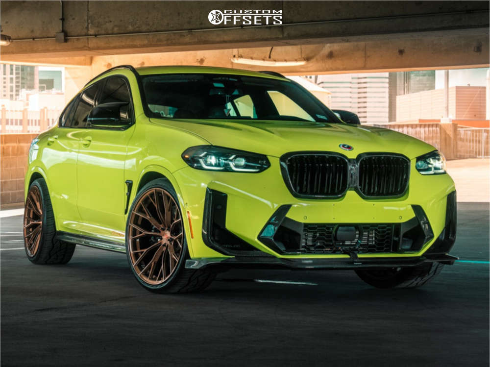 2024 BMW X4 with 22x11 20 Ferrada F8-fr9 and 295/30R22 Nitto Nt420v and ...