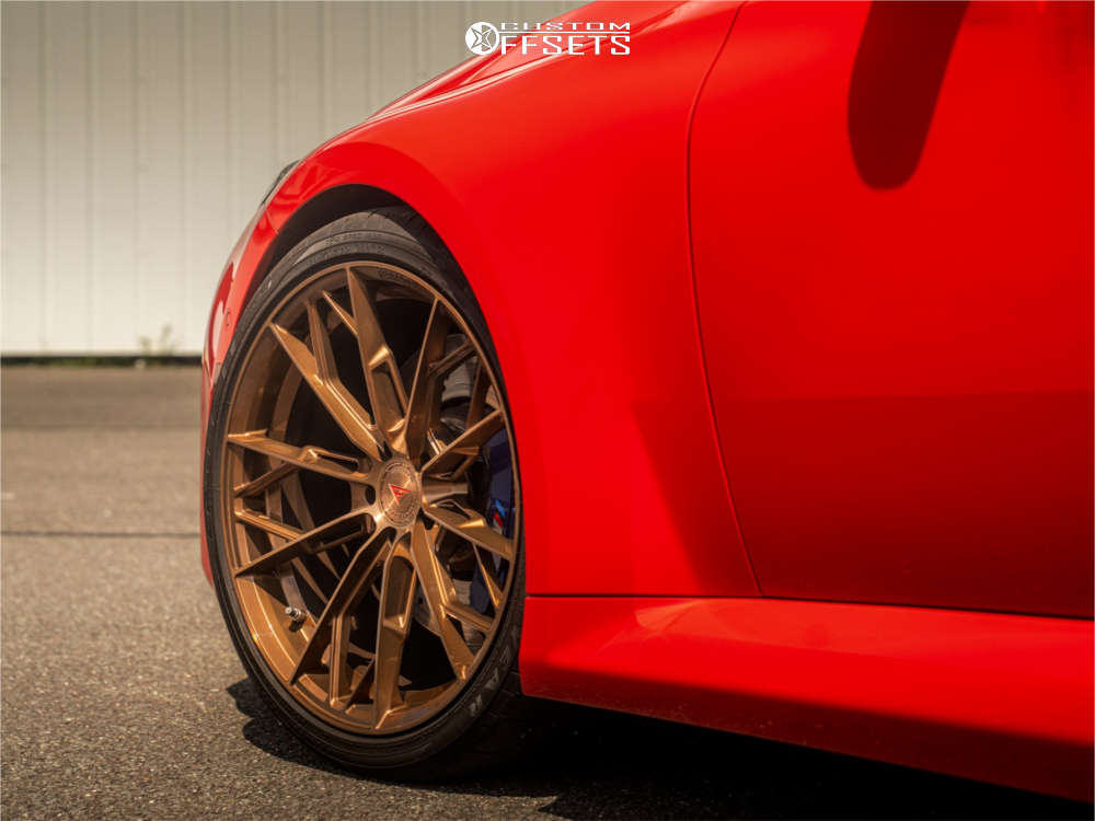 2023 BMW M2 with 20x10 28 Ferrada F8-fr11 and 285/30R20 Goodyear Eagle ...