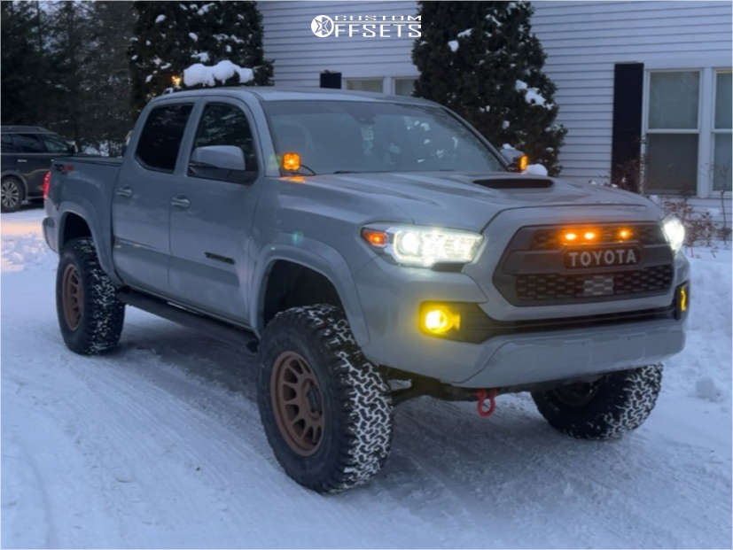 2019 Toyota Tacoma with 17x9 -12 Method Mr703 and 285/70R17 BFGoodrich ...