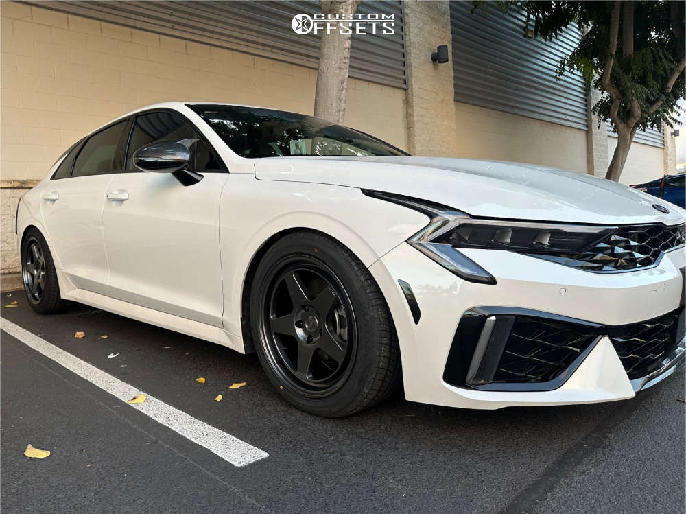 2025 Kia K5 with 18x8.5 35 Kansei Knp and 235/45R18 Pirelli Pzero All Season and Lowering ...
