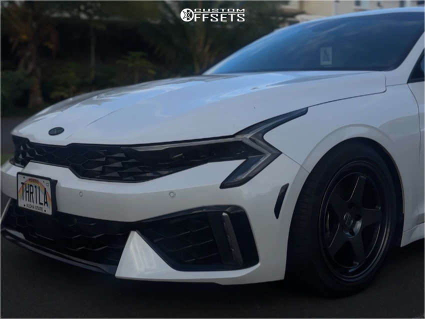 2025 Kia K5 with 18x8.5 35 Kansei Knp and 235/45R18 Pirelli Pzero All Season and Lowering ...